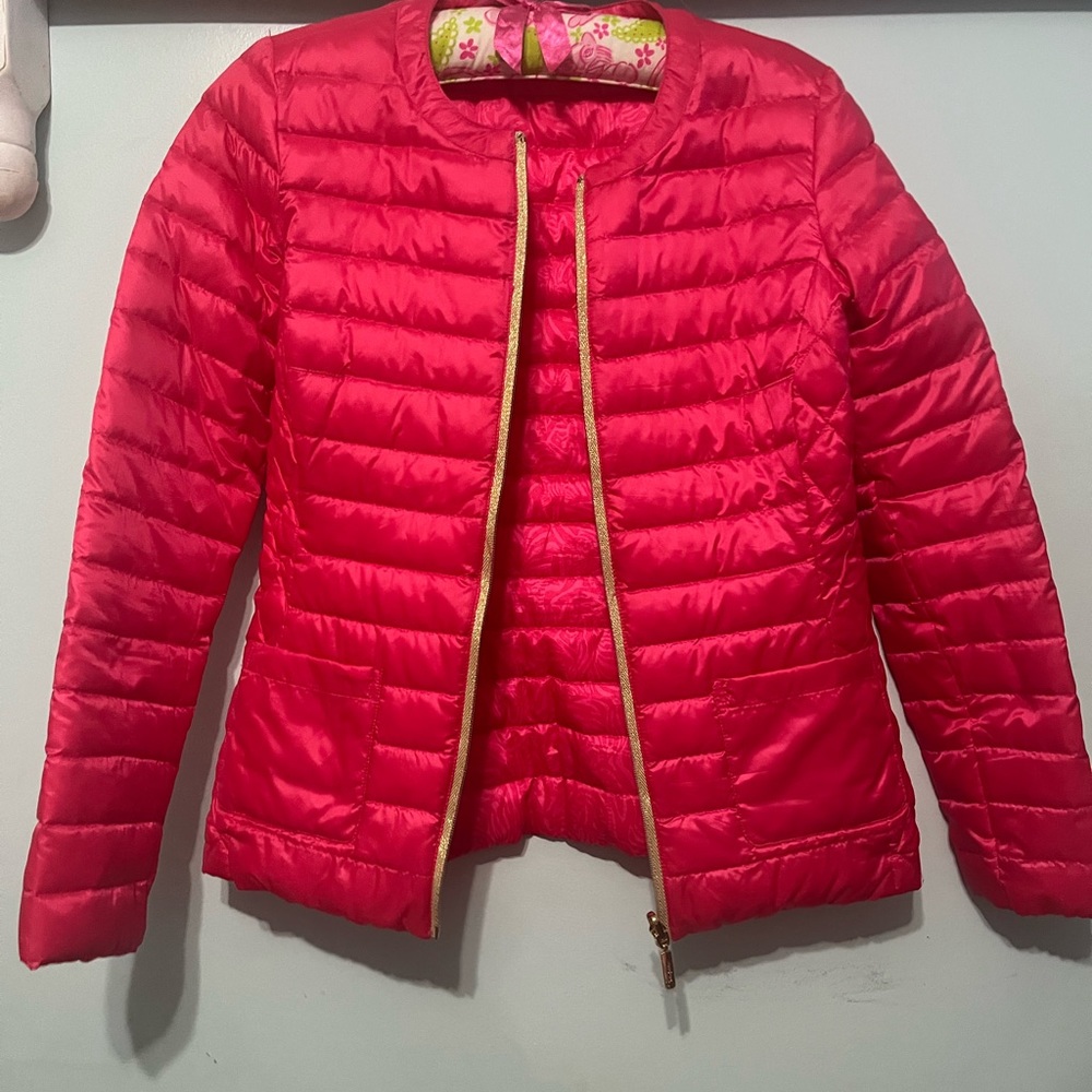 Lilly Pulitzer Reversible Puffer Jacket - Gem